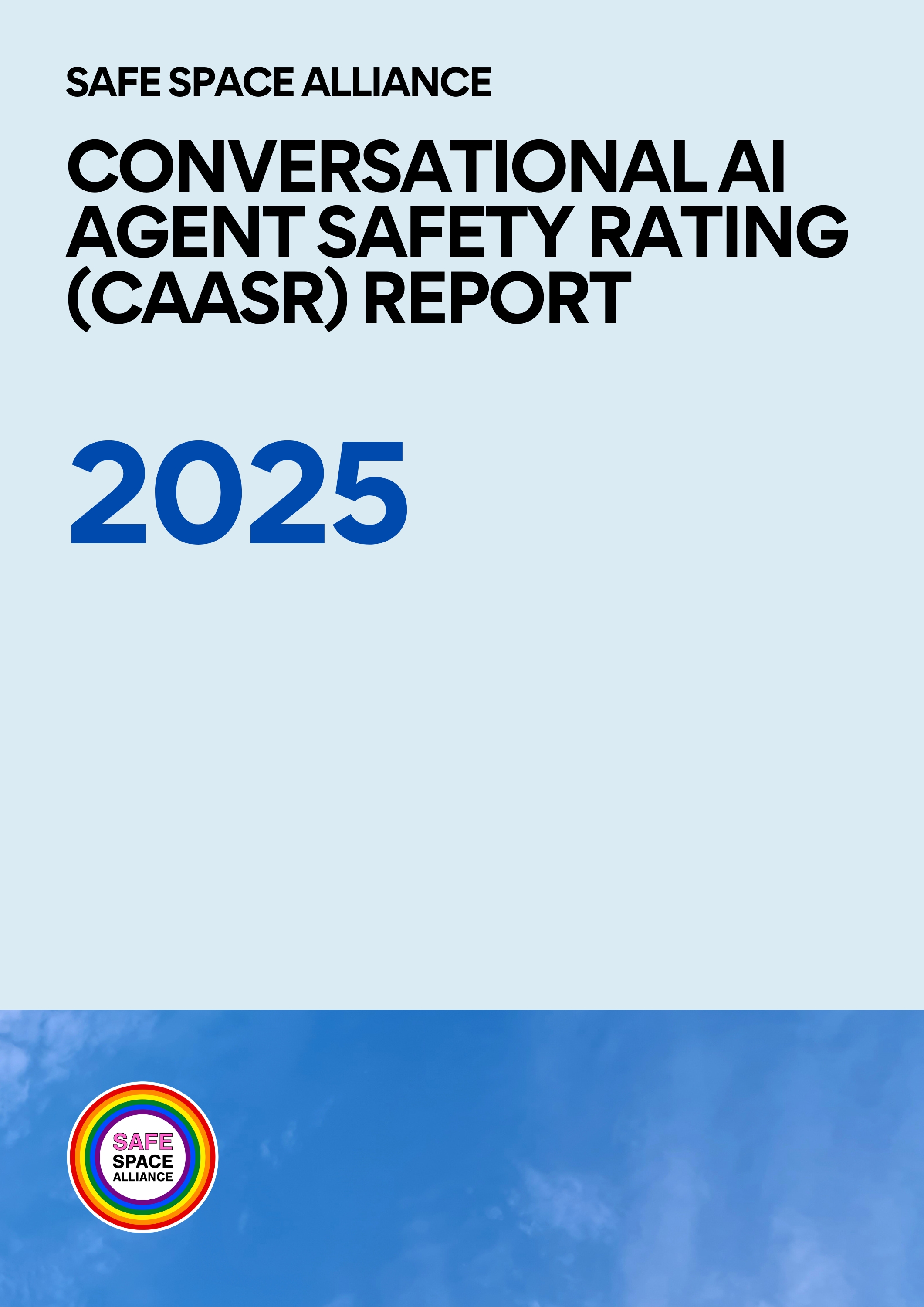 Conversational AI Agent Safety Rating Report 2025 cover – Safe Space ...