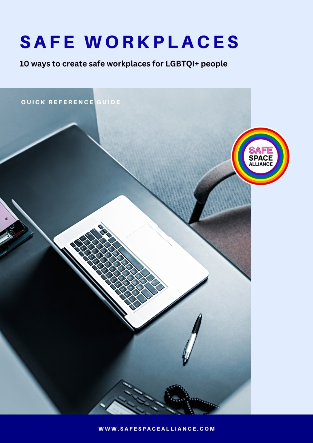 Safe Workplaces Quick Reference Guide cover v2 – Safe Space Alliance